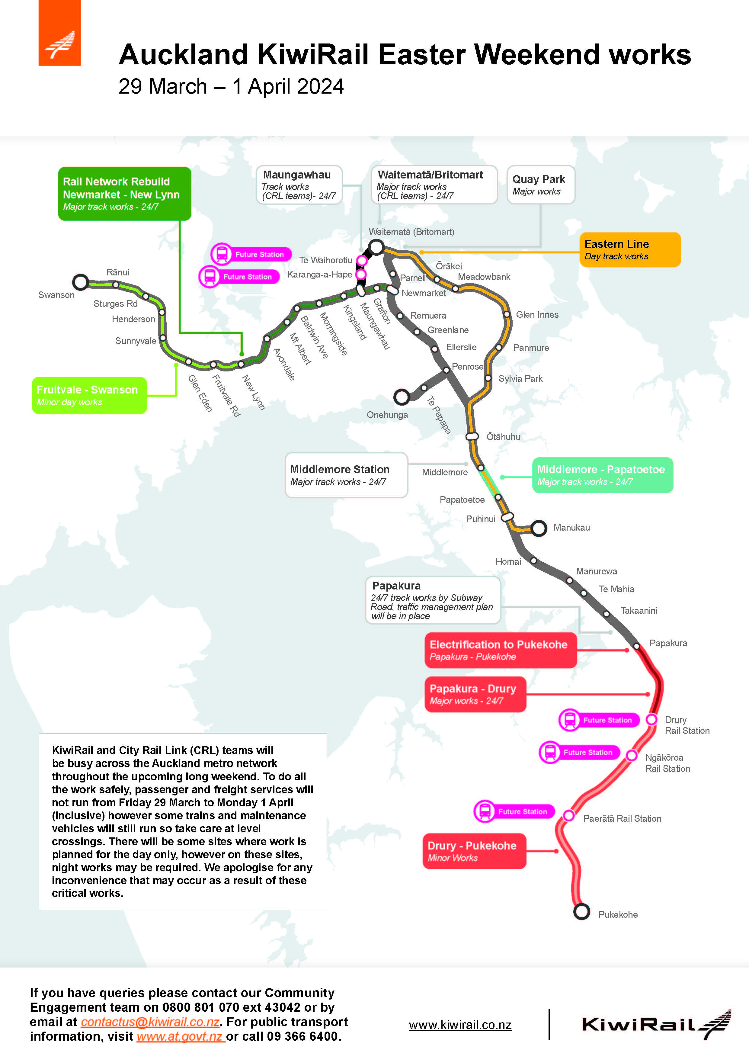 Where we are working | KiwiRail