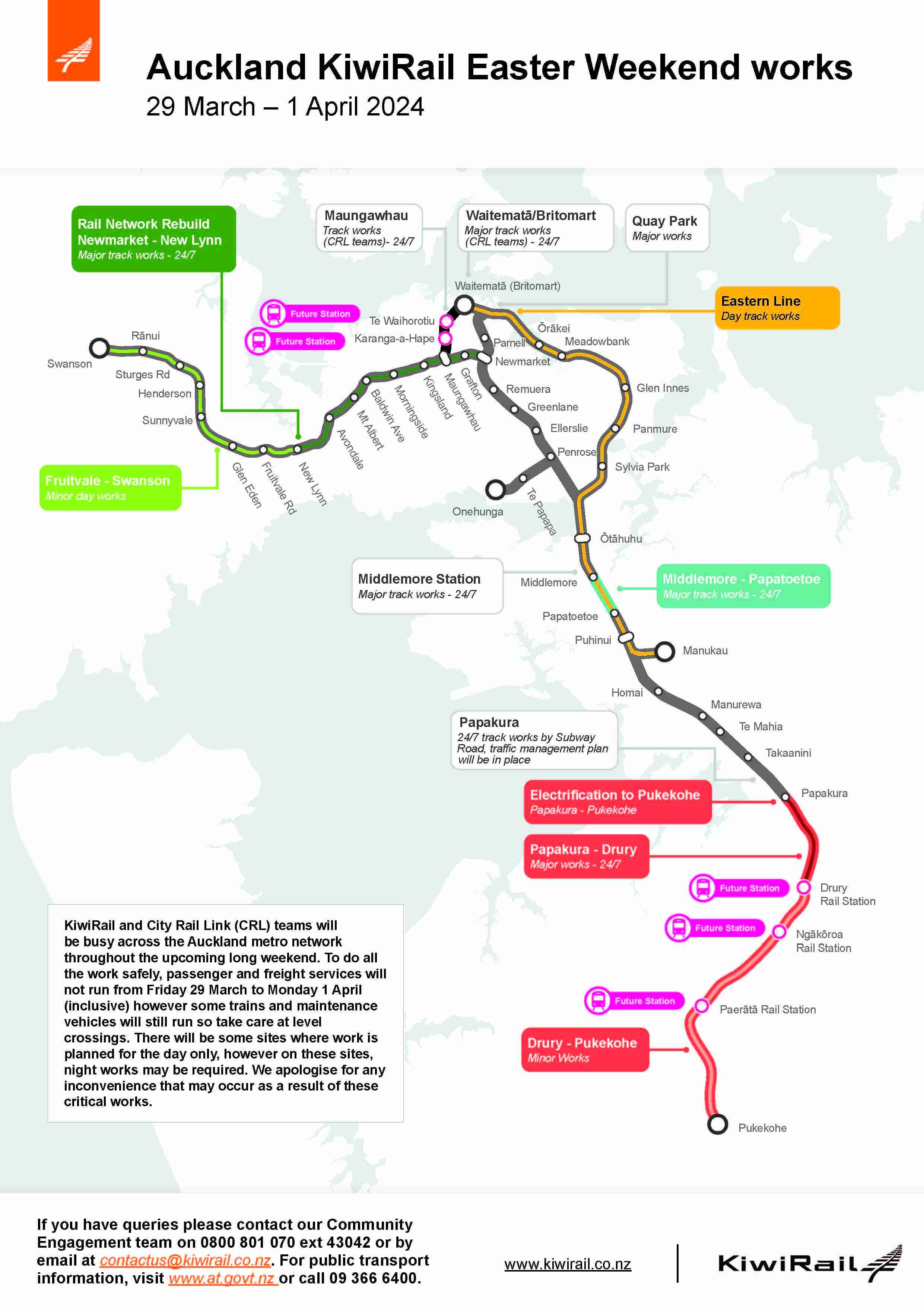 Where we are working | KiwiRail